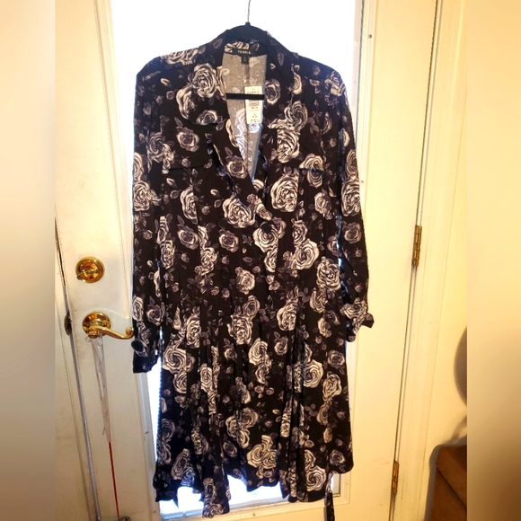 torrid | Jackets & Coats | Torrid Floral Trench Coat | Poshmark